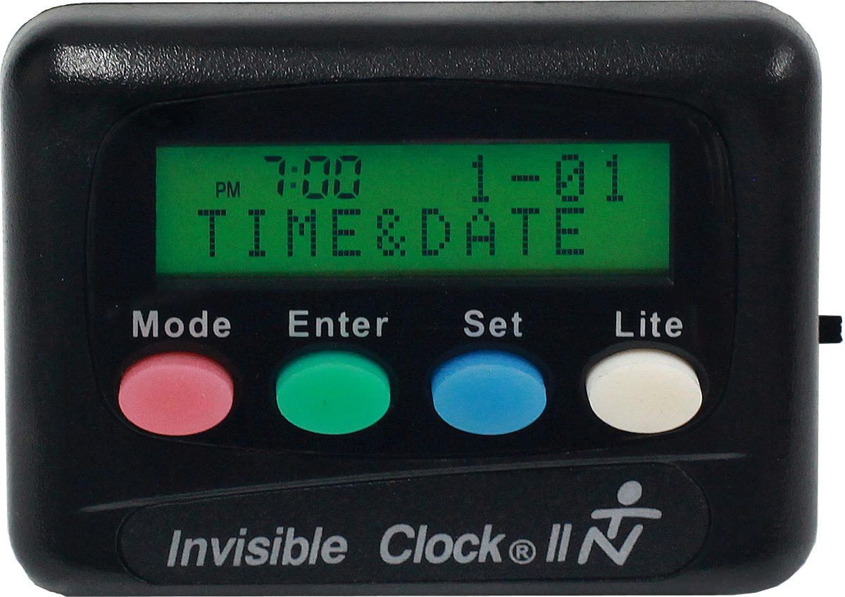 Invisible Clock ll handles all custom timer and alarm clock needs.